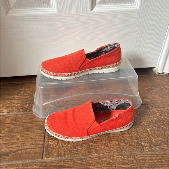 BOBS from Skechers | Shoes | Bobs From Skechers Red Slipon Shoes | Poshmark